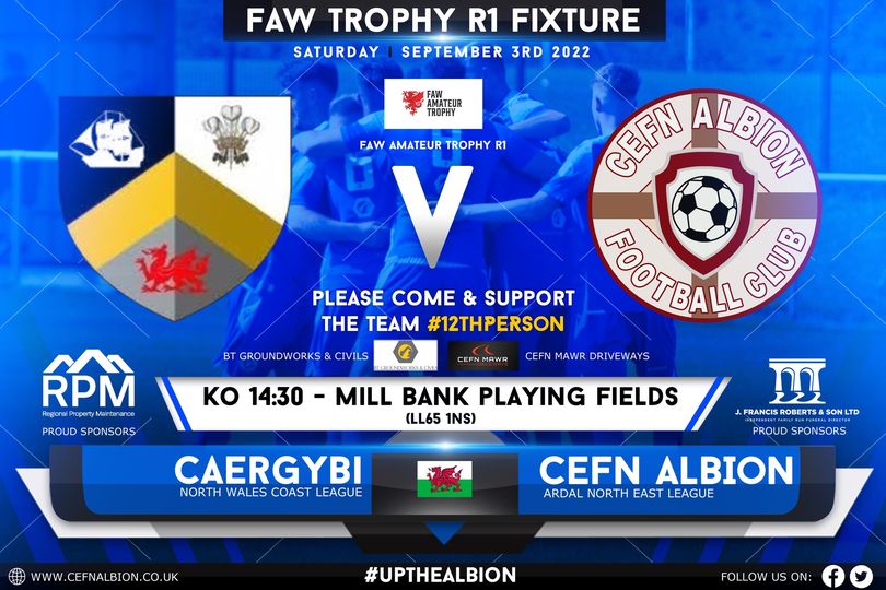 FAW Trophy round one 2022-23 - upsets galore! - Grassroots North Wales ...