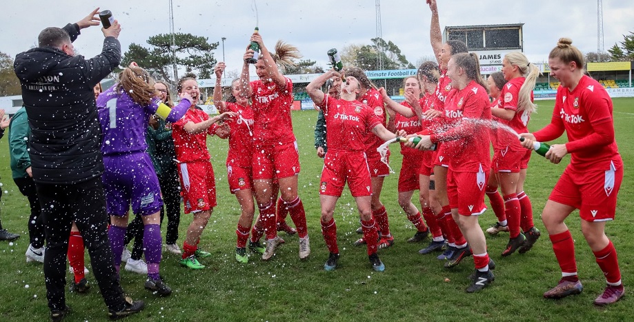 FEATURE: Wrexham AFC Women in Eleven Heaven after wrapping up league ...