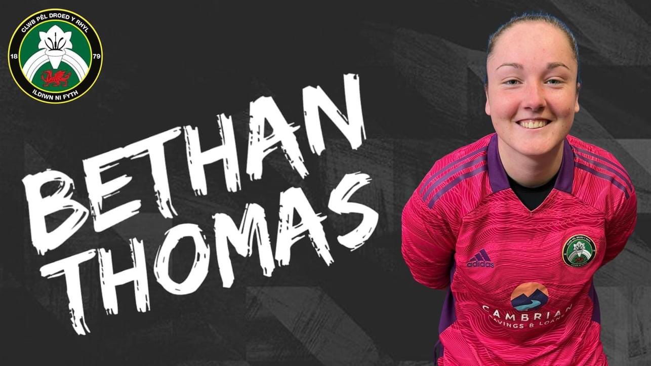 Happy birthday Bethan Thomas - plus news on CPD Y Rhyl 1879 women ...