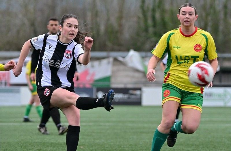 Which North Wales woman footballer has reached 50 senior goals in the ...